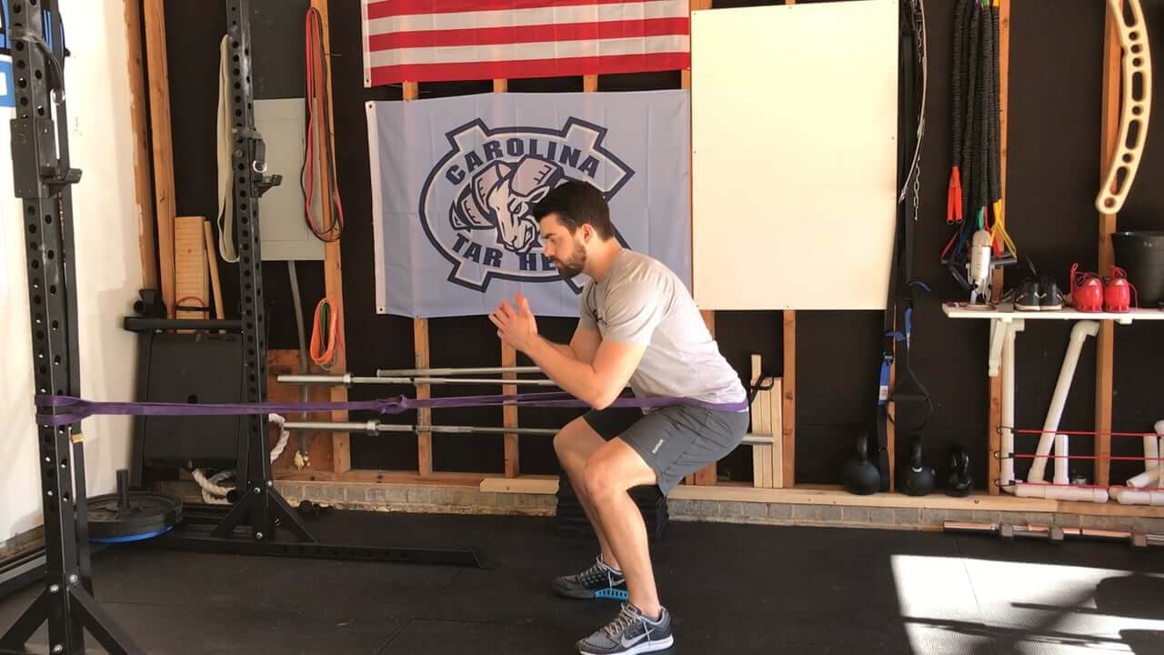 Fix Your Immature Squat Using Bands - [P]rehab