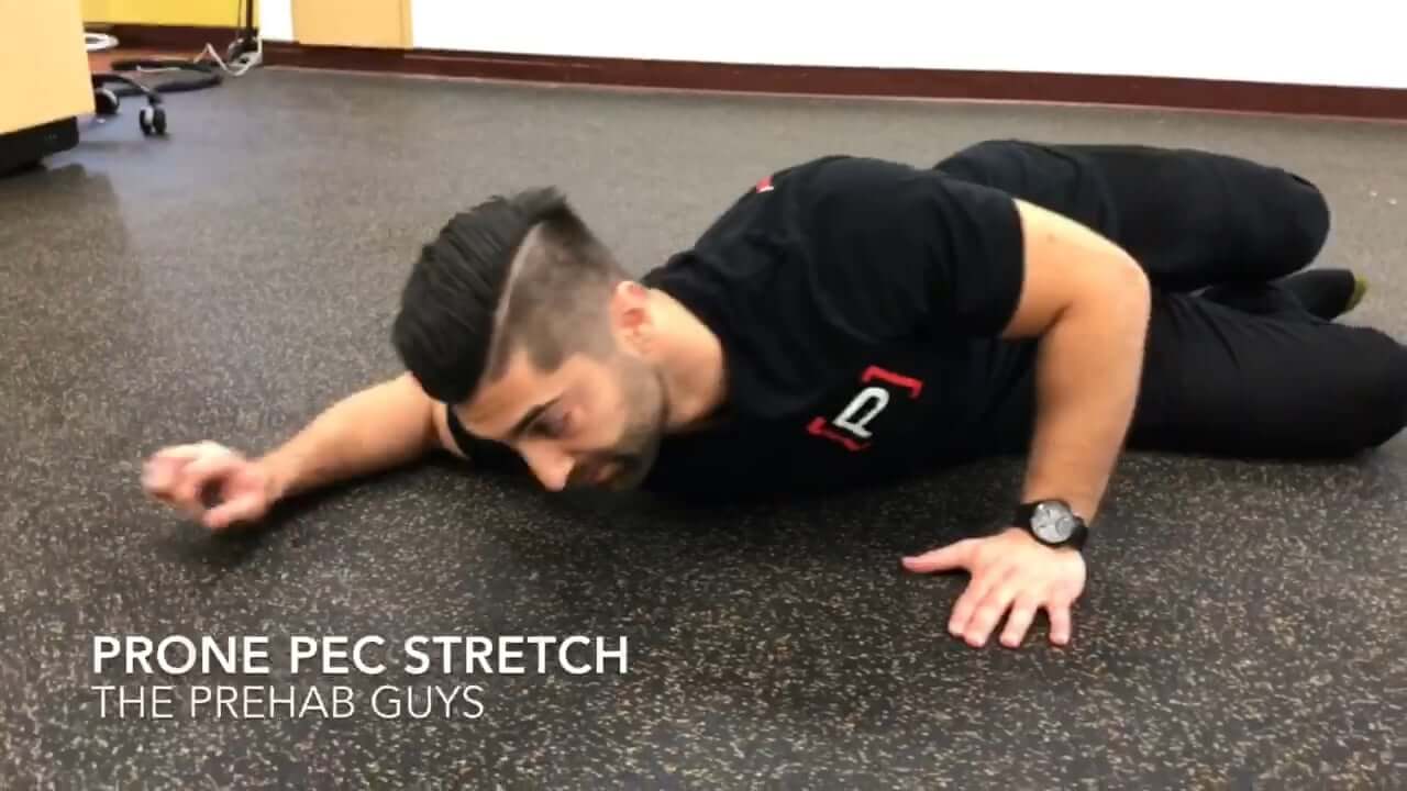 Prone Pec Stretch - [P]rehab