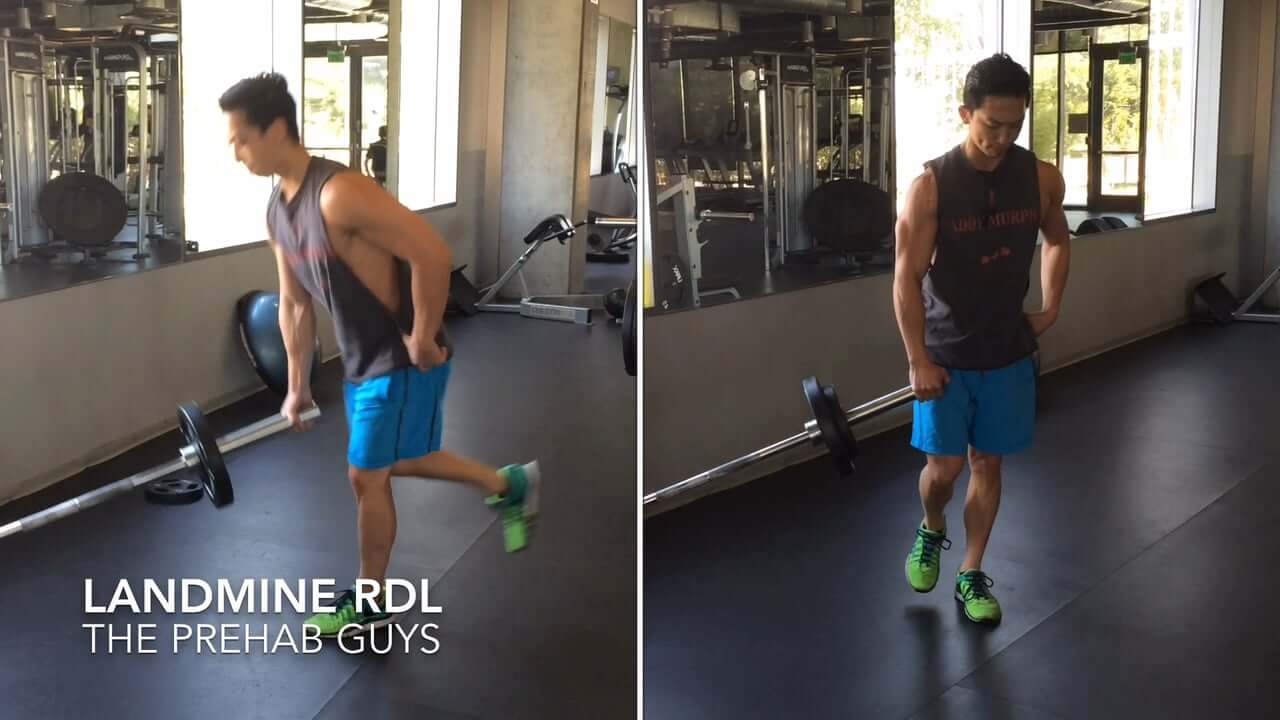 Single Leg RDL With Landmine - [P]rehab