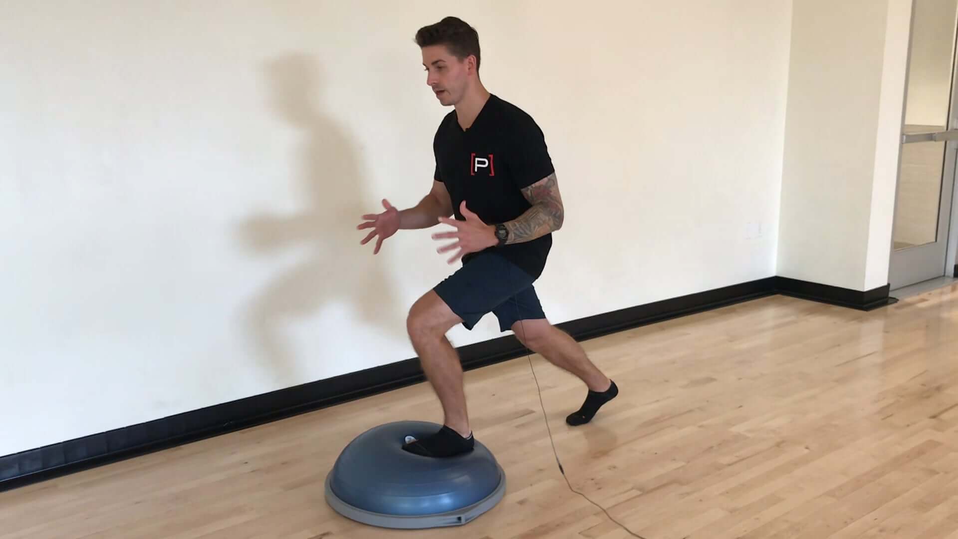 Anterior Lunge With Bosu - [P]rehab