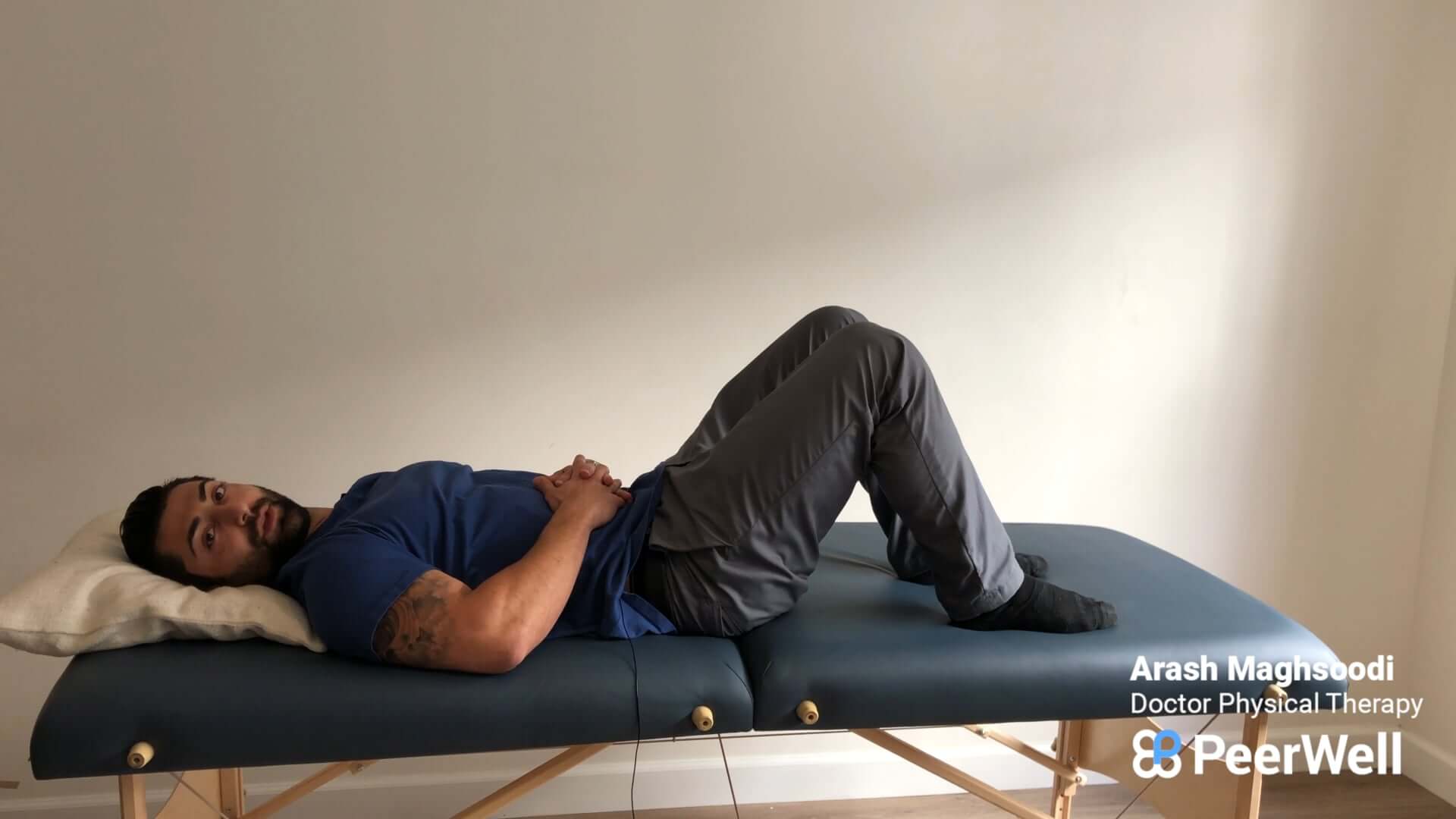 Supine Neck Rotations Supported - [𝗣]𝗥𝗲𝗵𝗮𝗯