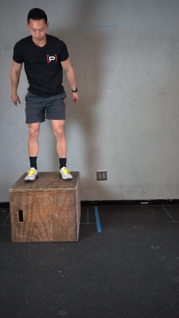 Counter Movement Lateral Vertical Box Jump - [P]rehab