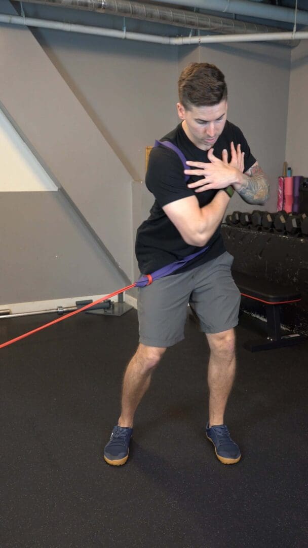 Golf Backswing Trunk Control - Band - [P]rehab