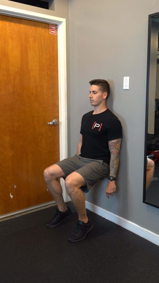 Wall Sit - On Toes - [P]rehab