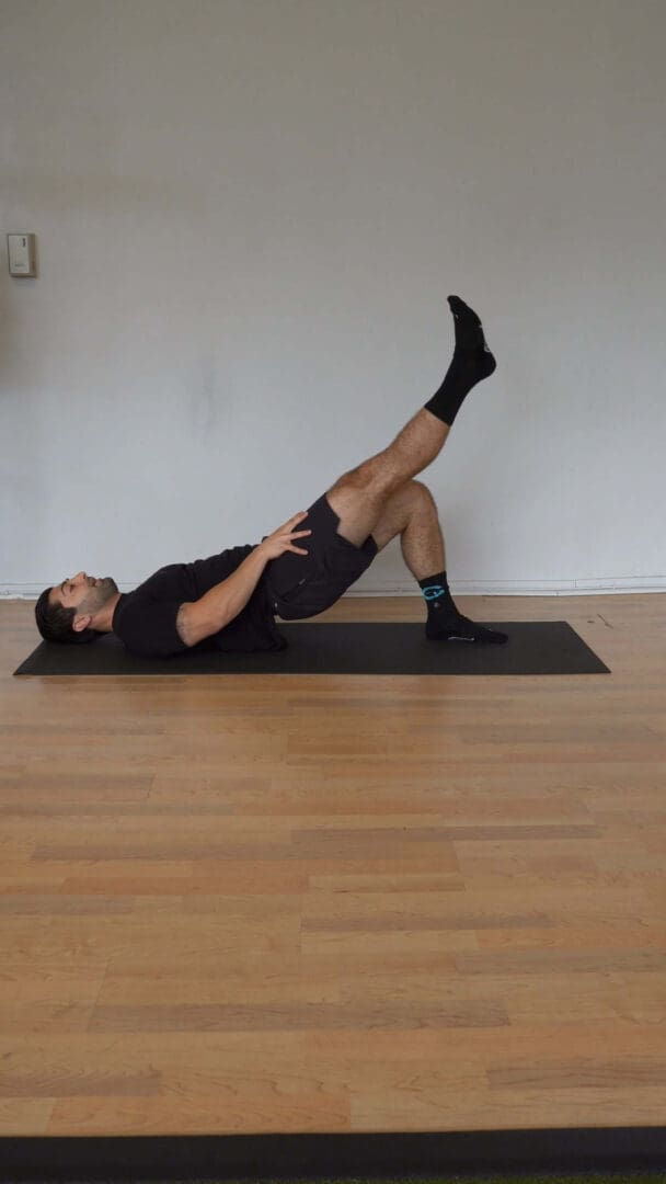 Straight Leg Raise - Single Leg Bridge Position - [P]rehab
