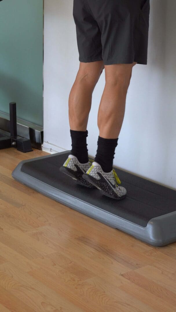 Heel Raise - Off Step - [P]rehab