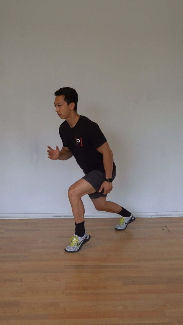 Split Stance Soleus Raises - [P]rehab