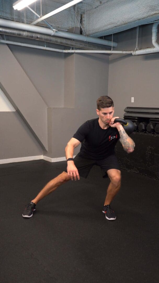 Lateral Lunge - Front Rack Kettlebell - [P]rehab