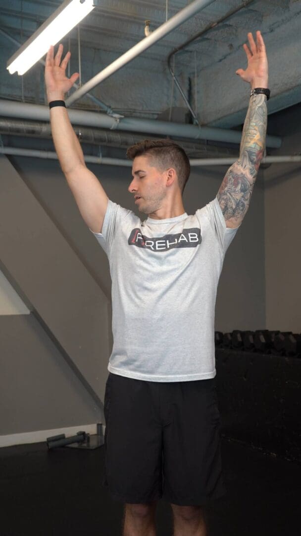 Neck Rotation - AROM, Arms Elevated - [P]rehab