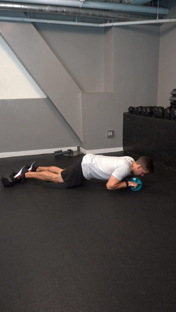 Hamstring Razor Curl - Ab Wheel Assist - [P]rehab