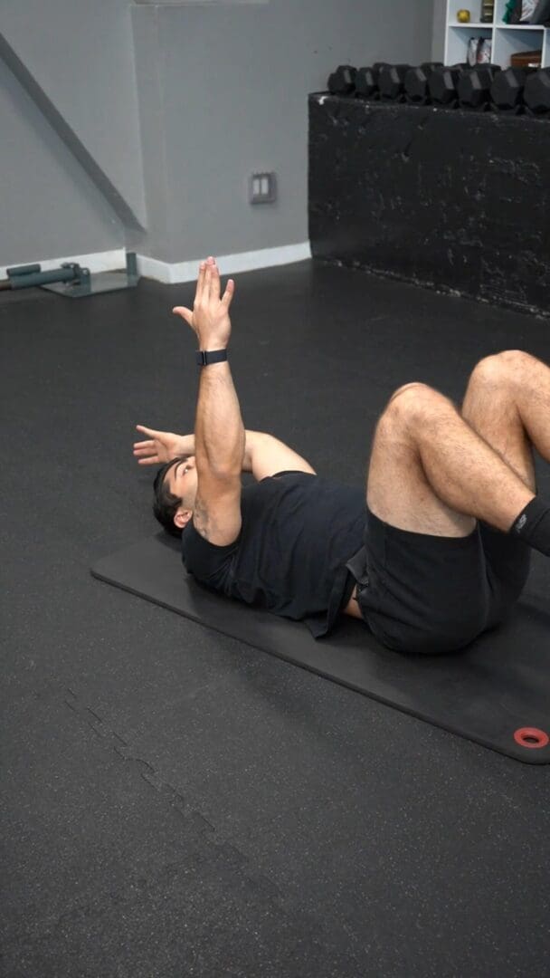 Table Top Arm Raise - Alternating - [P]rehab