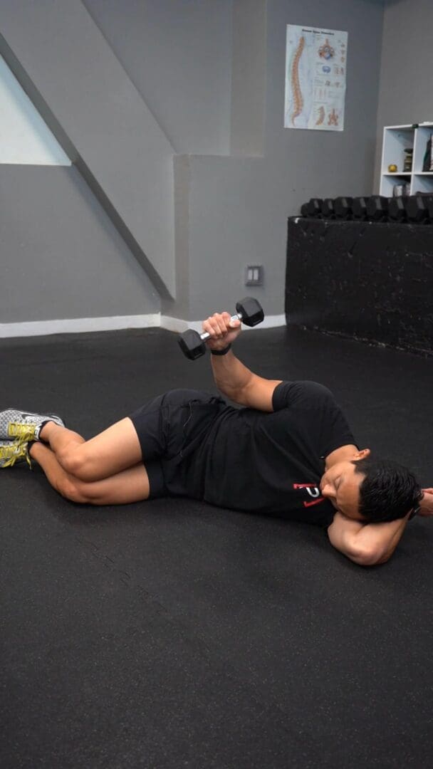 Side Lying External Rotation - Dumbbell - [P]rehab