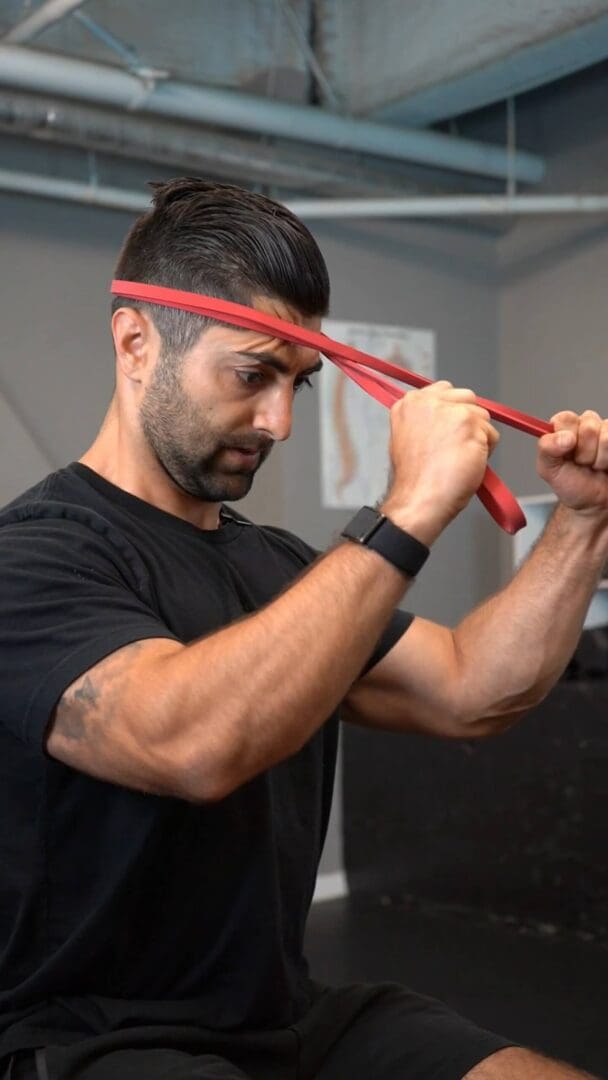 Seated Neck Anti-rotation - [P]rehab