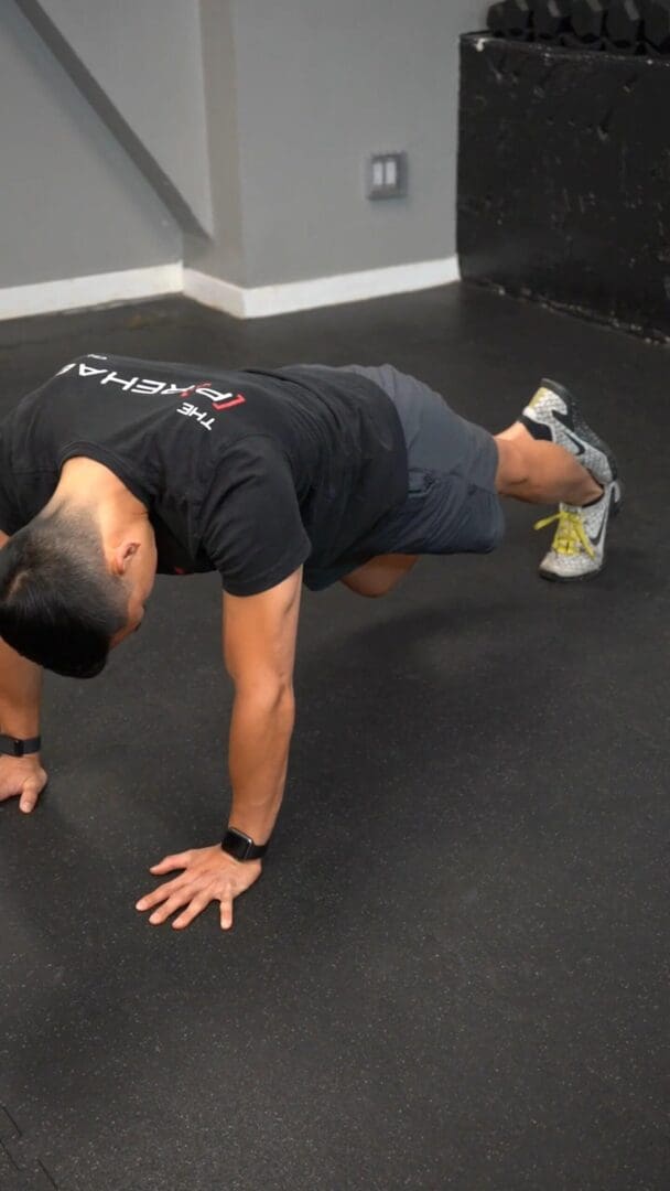 Push Up Ankle Rock - [P]rehab