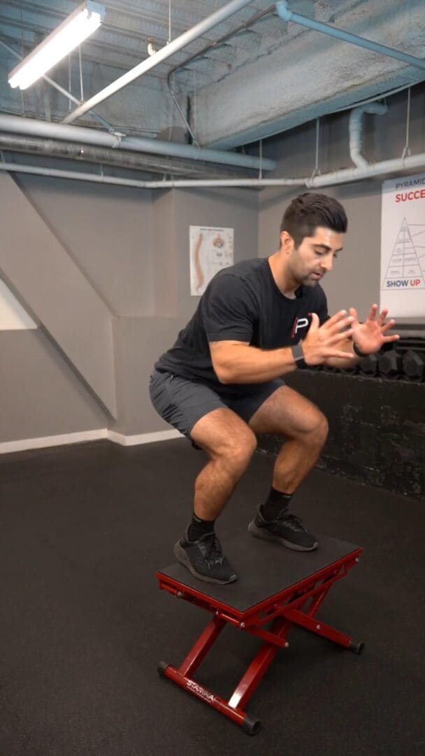 Rotational Box Jump - [P]rehab