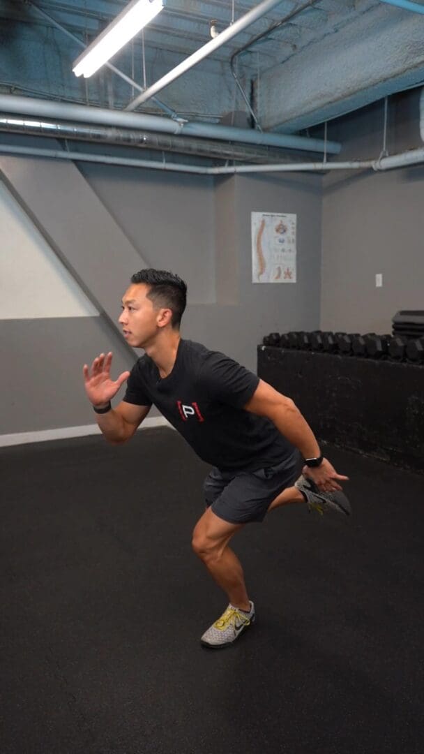 Rotational Hop In Place - Half Turn, Inside - [P]rehab