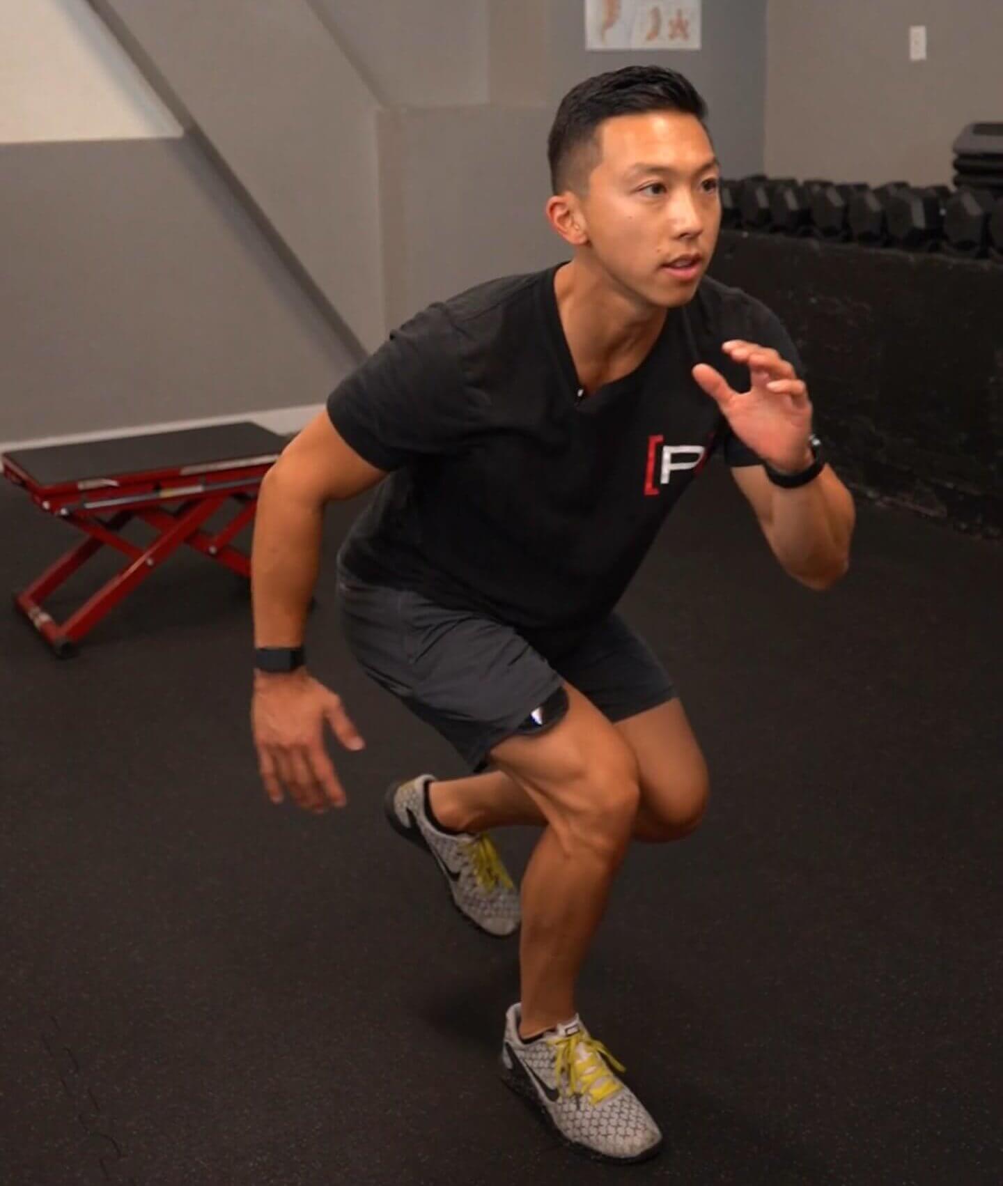 Single Leg Depth Drop To Forward Hop - [P]rehab