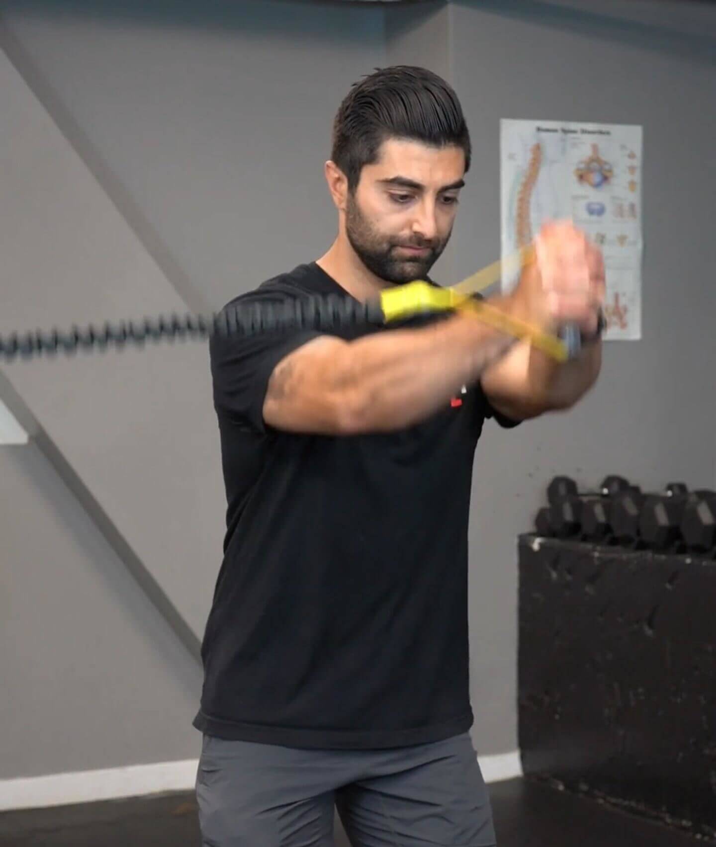 Pallof - Arms Extended, Alphabet - [P]rehab