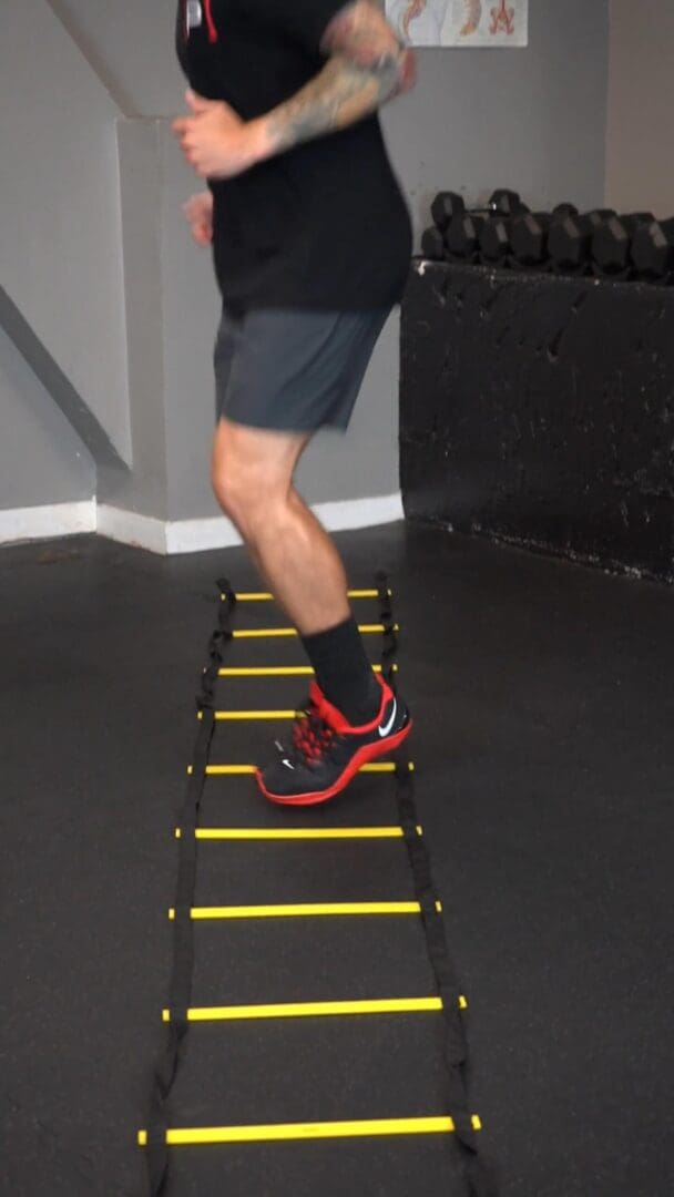 Ladder - Lateral Jump - [P]rehab