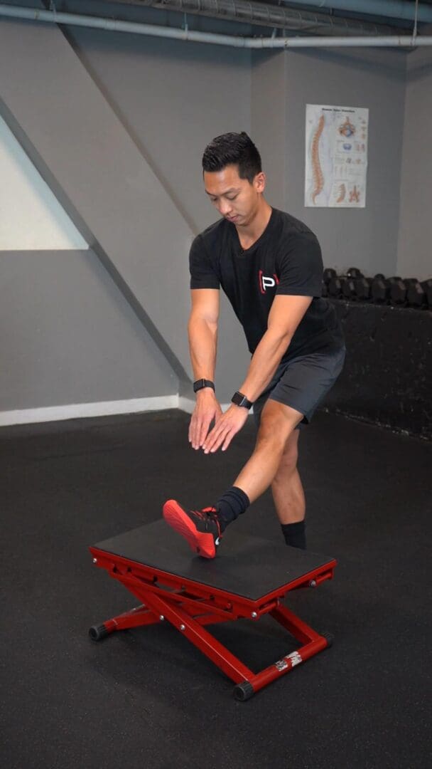 Standing Hamstring Stretch - Foot Elevated - [P]rehab