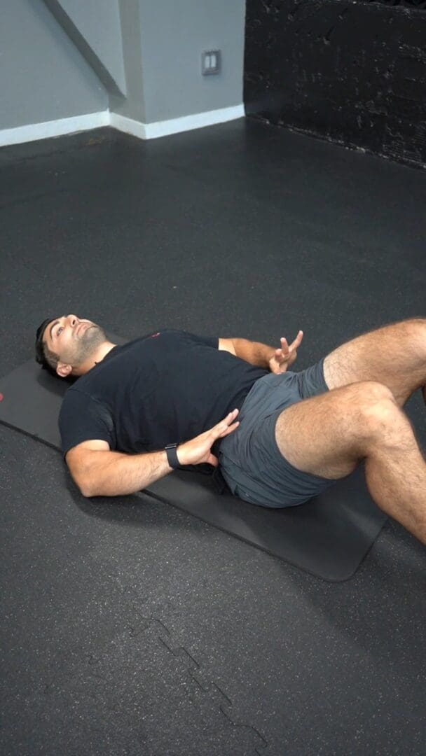 Hook Lying Pelvic Clock - [P]rehab