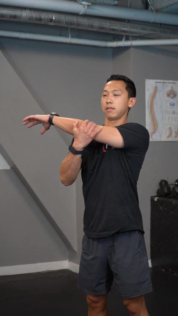 Standing Shoulder Cross Body Stretch - Posterior Cuff - [P]rehab