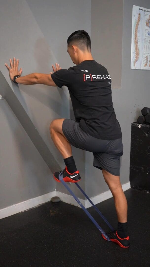 Standing Psoas March - Band - [P]rehab