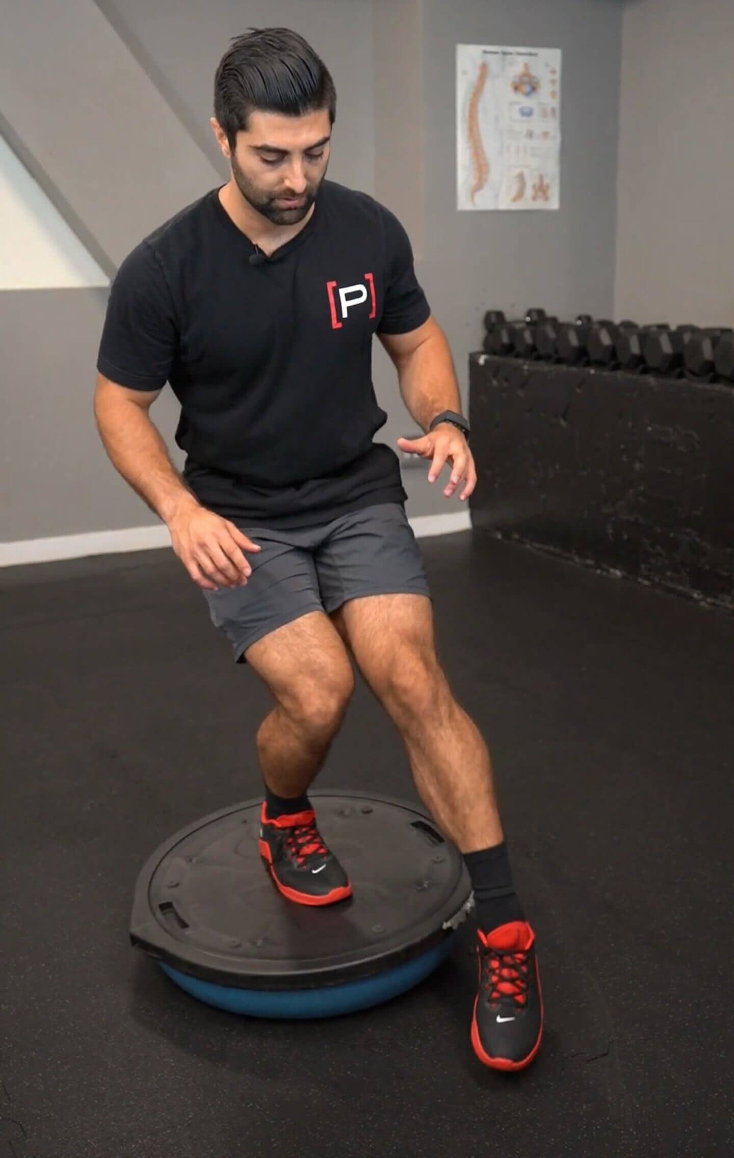 Anterior & Posterior Step Over - BOSU - [P]rehab
