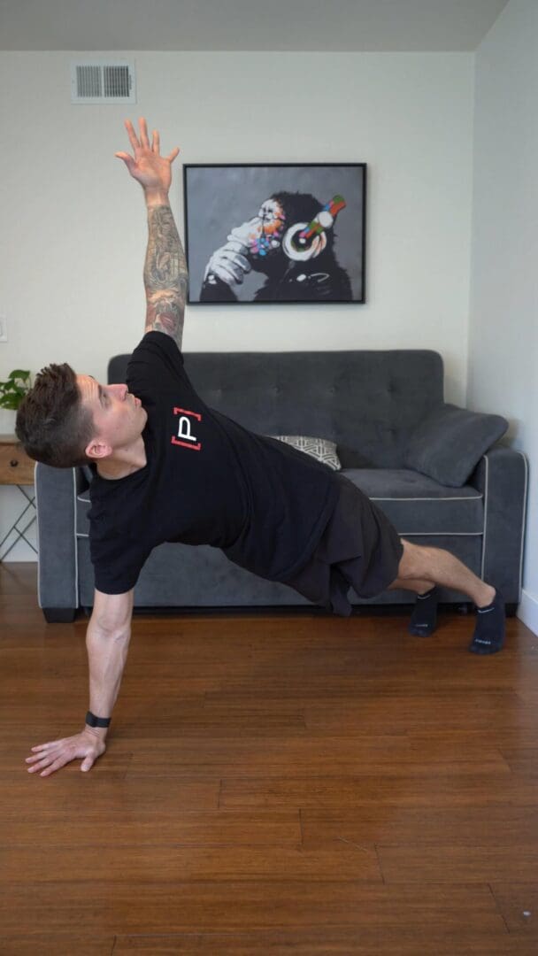 Push Up To Tall Side Plank - [P]rehab