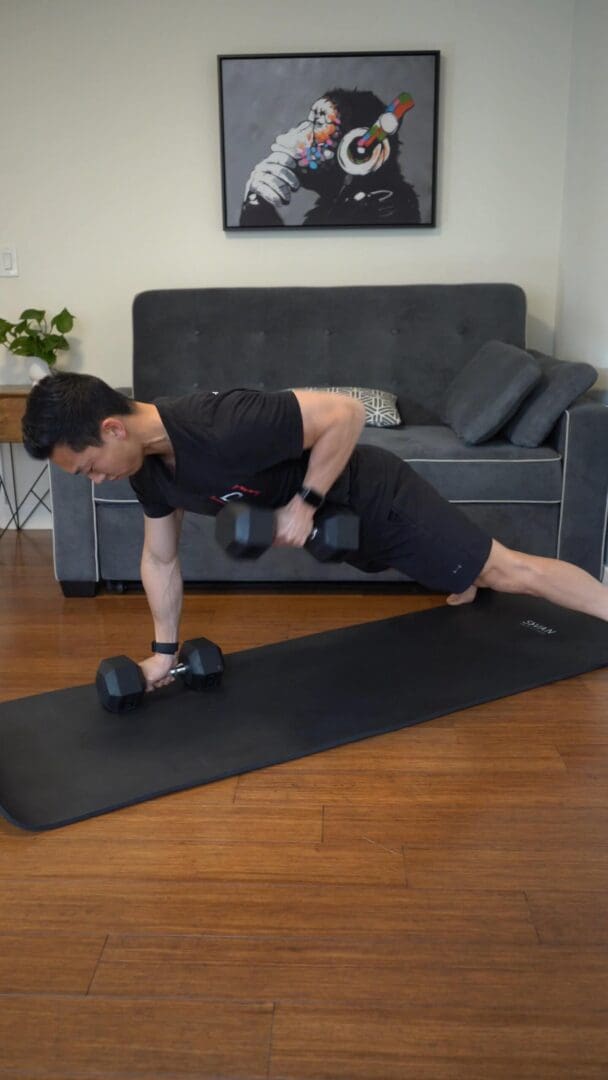 Renegade Row + Push Up - [P]rehab