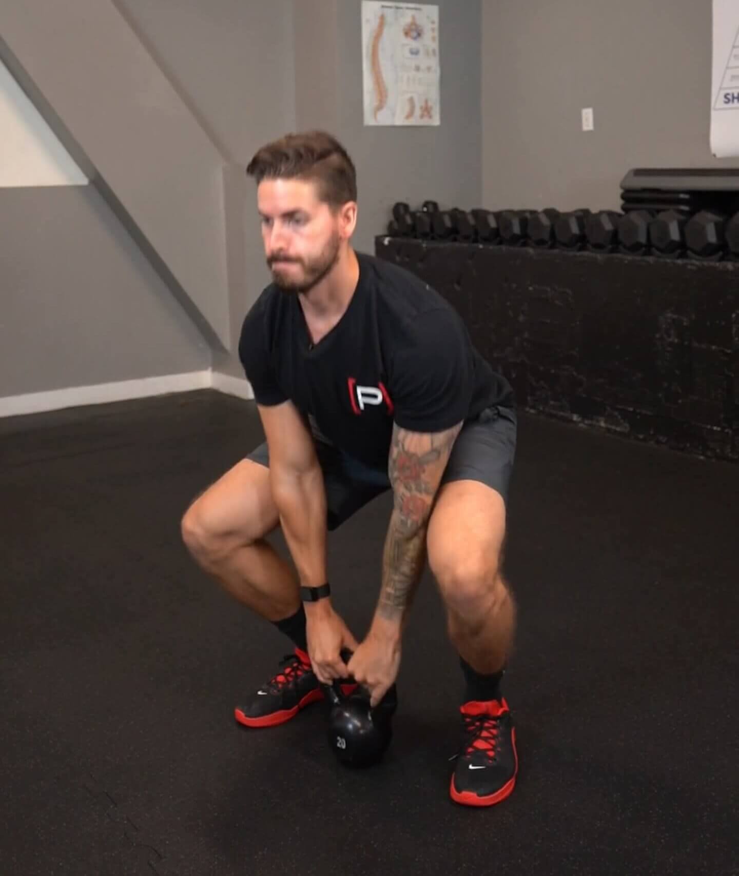 Clean To Overhead Press - Kettlebell - [P]rehab