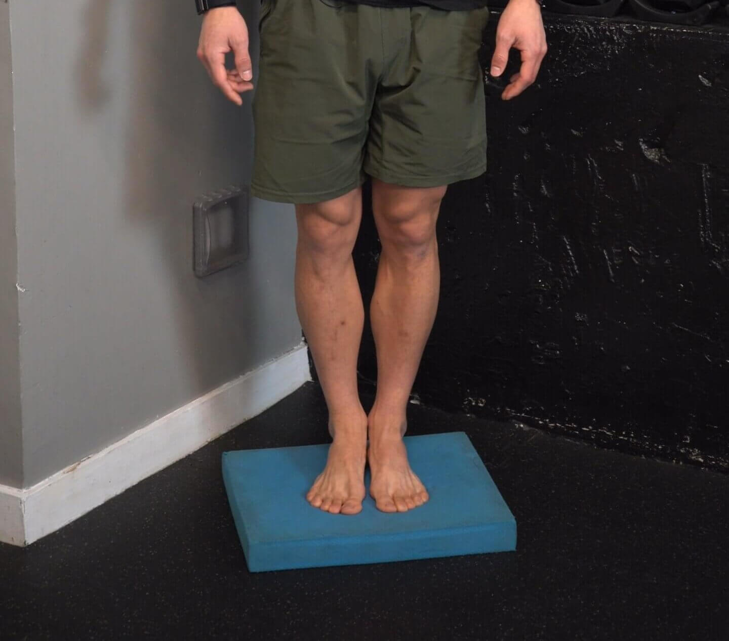 Feet Together Balance - Foam Pad, Eyes Closed - [P]rehab