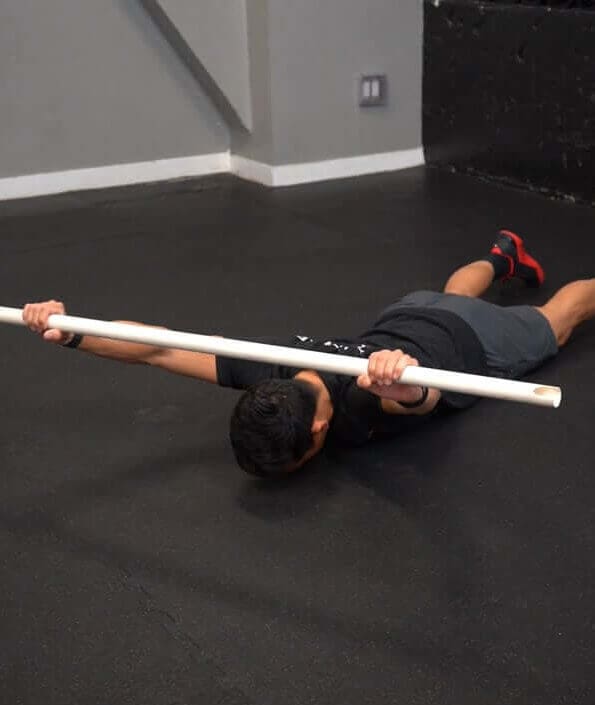 Prone Overhead Lift Off - PVC - [P]rehab