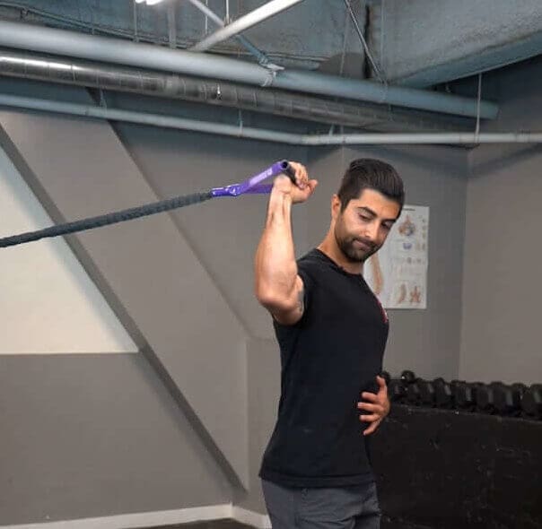 Shoulder Internal Rotation Walk Out - 90/90, Band - [P]rehab