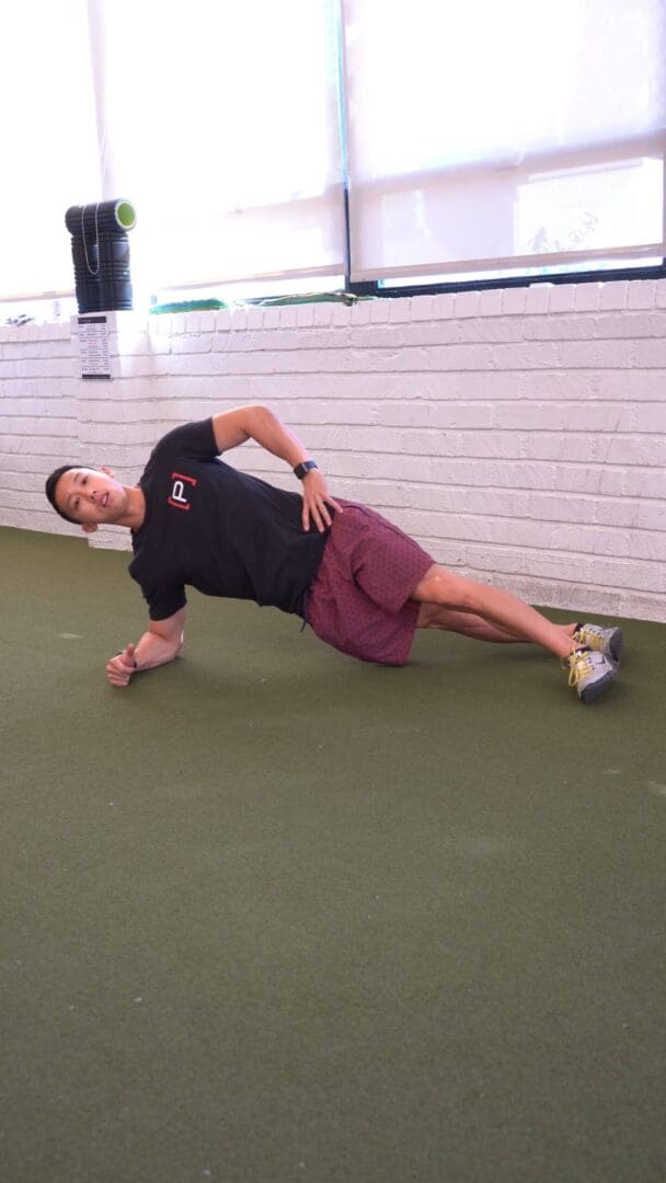 Side Plank - Feet Apart - [P]rehab