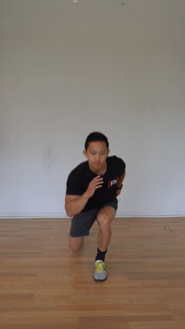Anterior Lunge To Single Leg Balance - [P]rehab