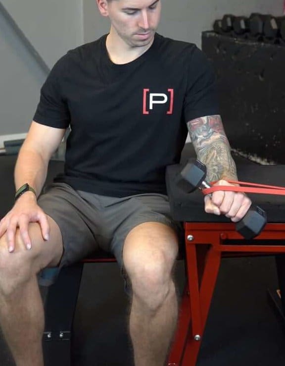 Elbow Pronation - Dumbbell, Band - [P]rehab