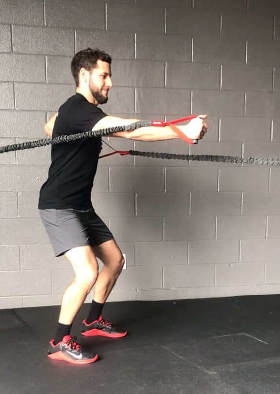Standing Punch and Row - Band - [P]rehab
