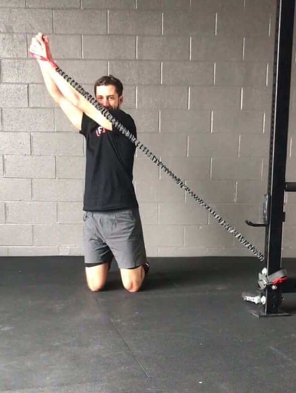 Tall Kneeling Lift - Band - [P]rehab