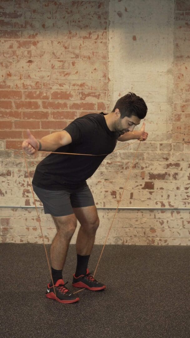 Bent Over Ts - Quick, Band - [P]rehab
