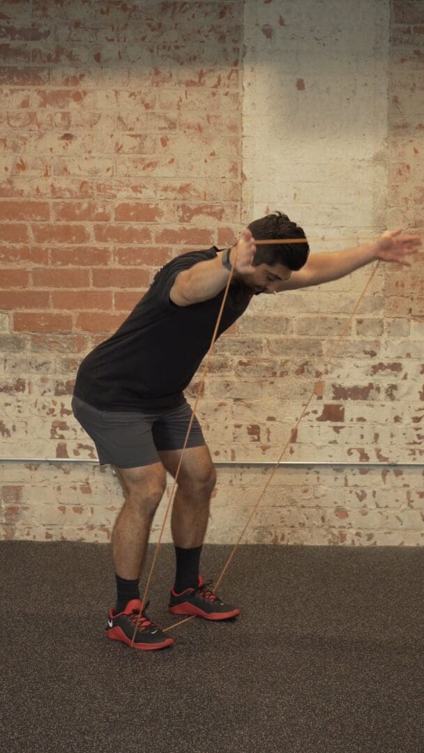 Bent Over Ys - Quick, Band - [P]rehab