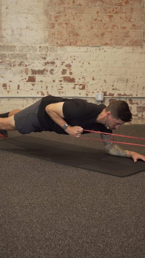 Plank Lat Pull Down - [P]rehab