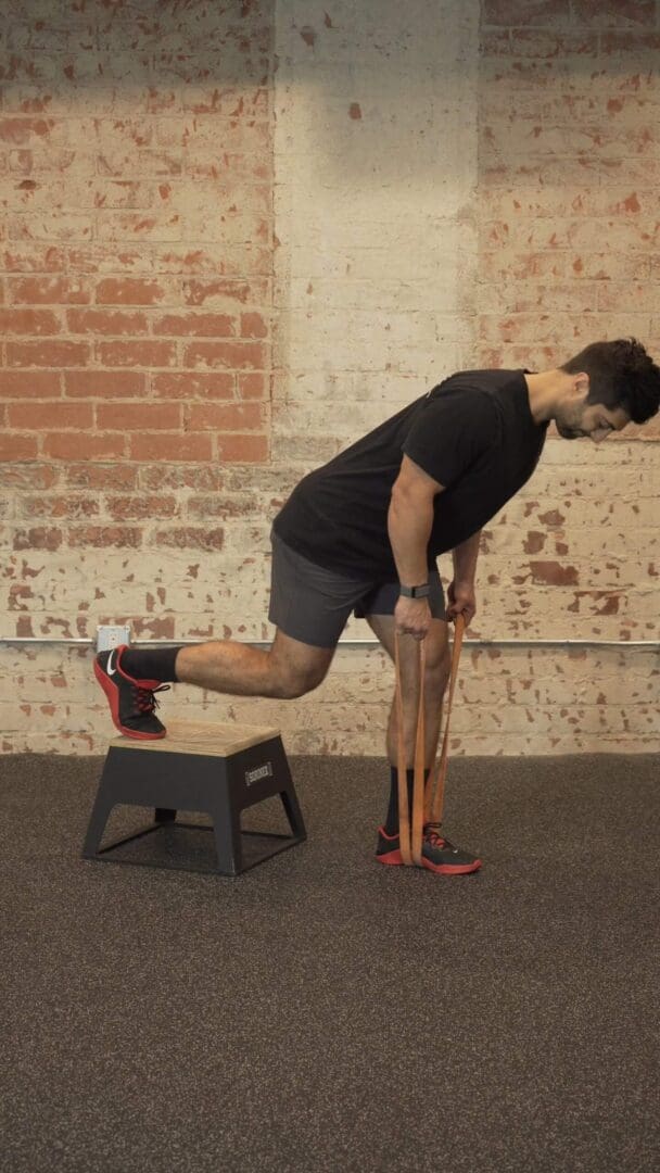 Rearfoot Elevated RDL - Band - [P]rehab