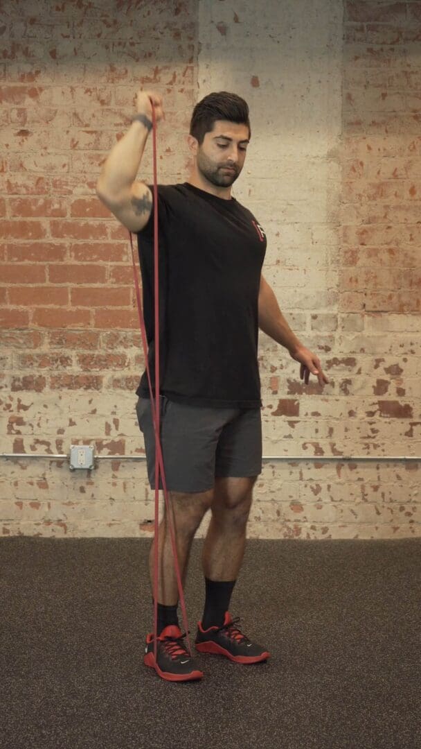 Single Arm Arnold Press - Band - [P]rehab