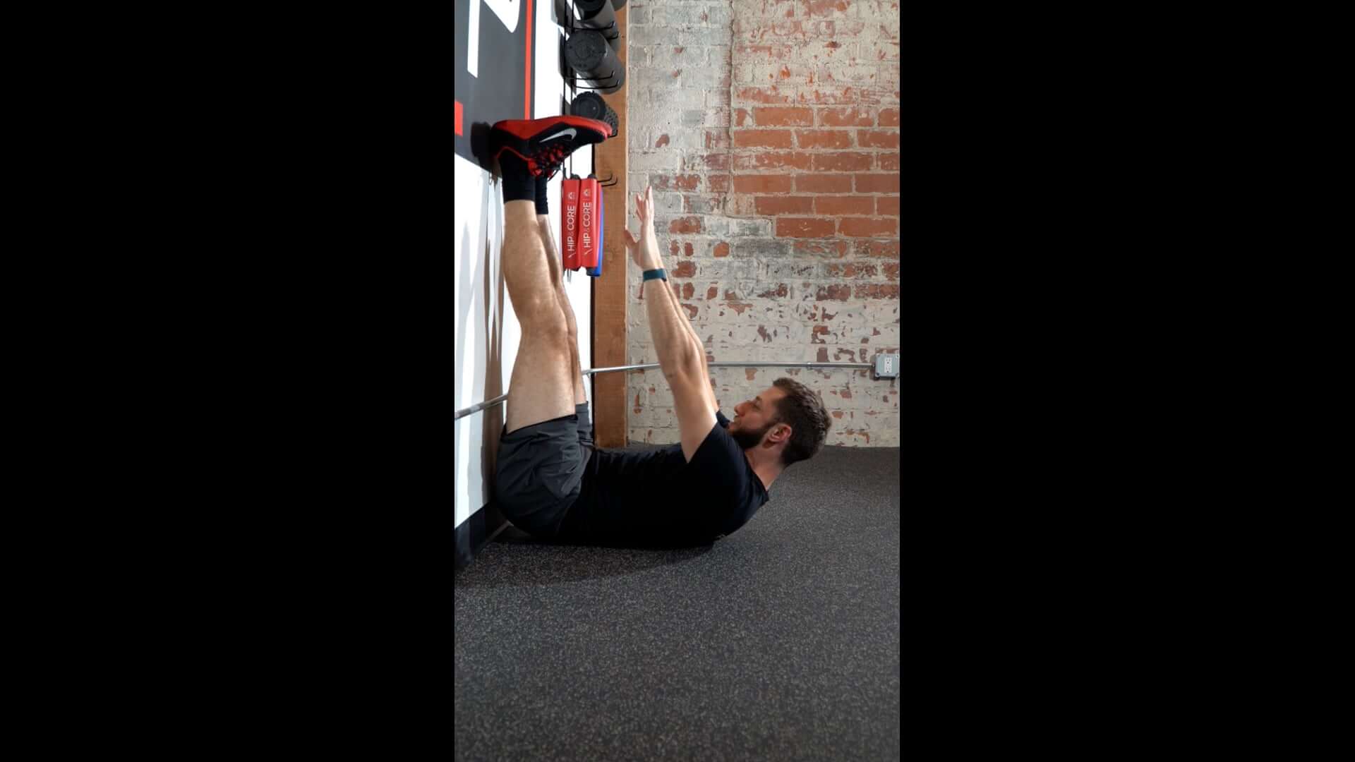 Quad Set - Legs On Wall, Forward Reach - [P]rehab