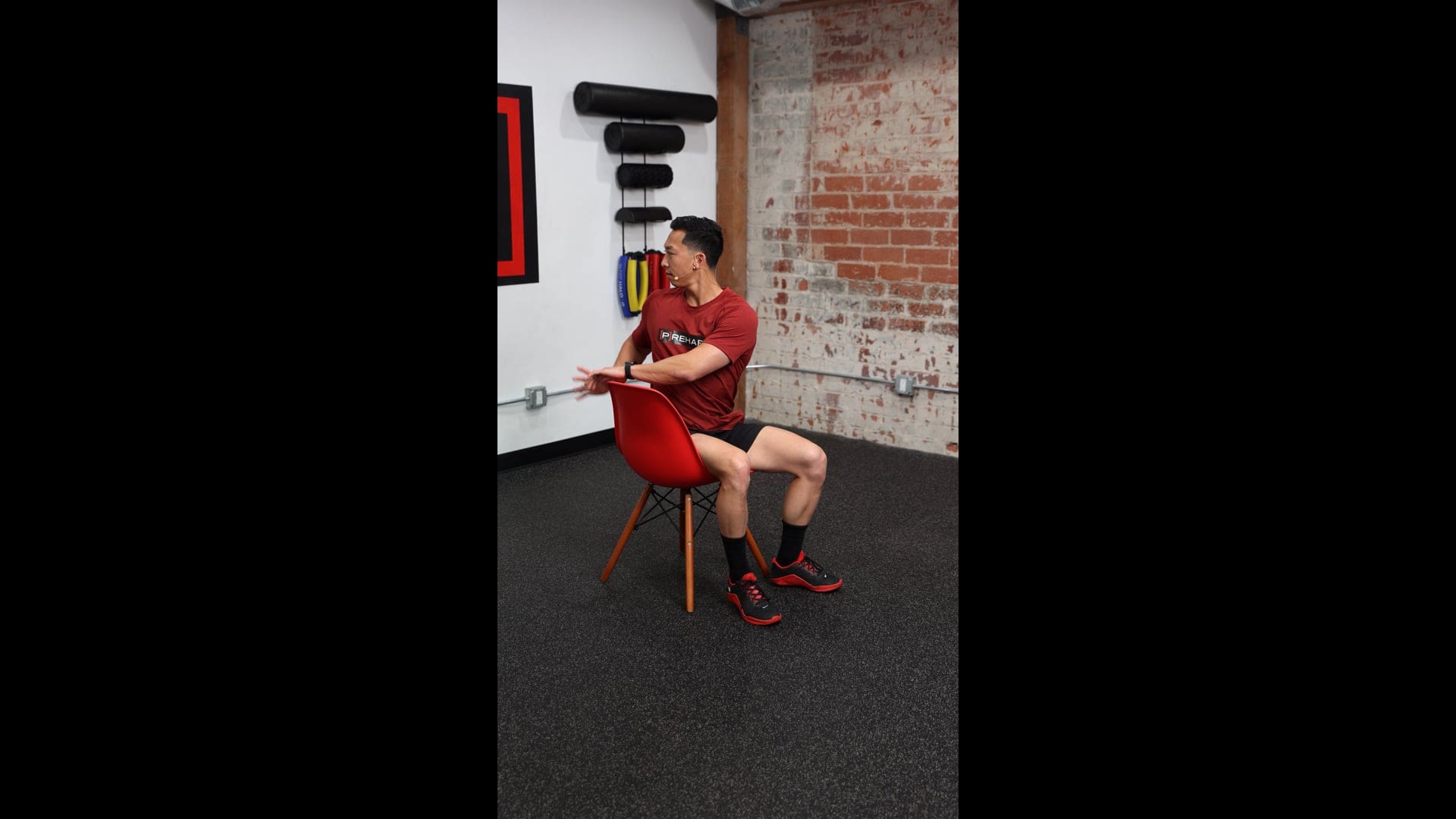 Seated Thoracic Mobilization - Overpressure - [P]rehab