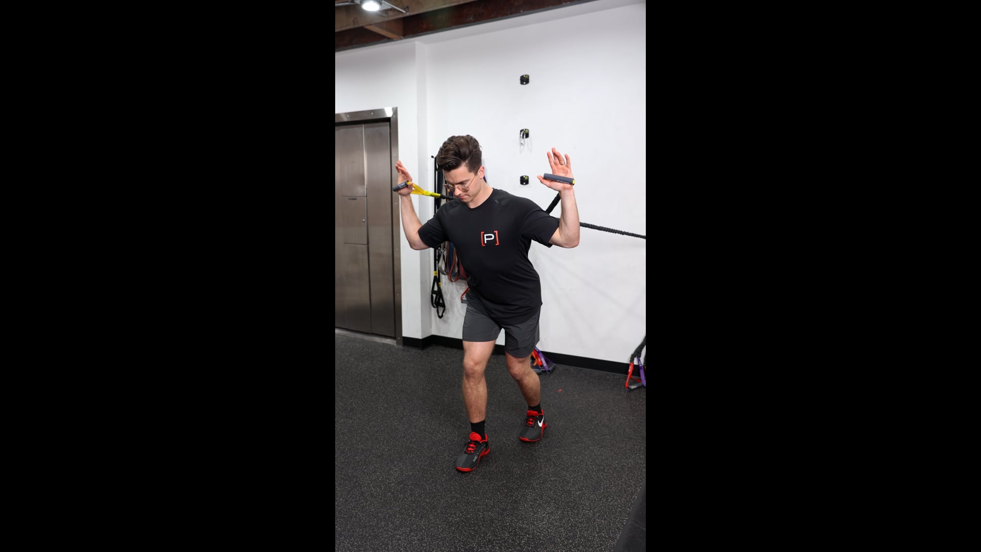Standing Shoulder W - Band Assisted - [P]rehab